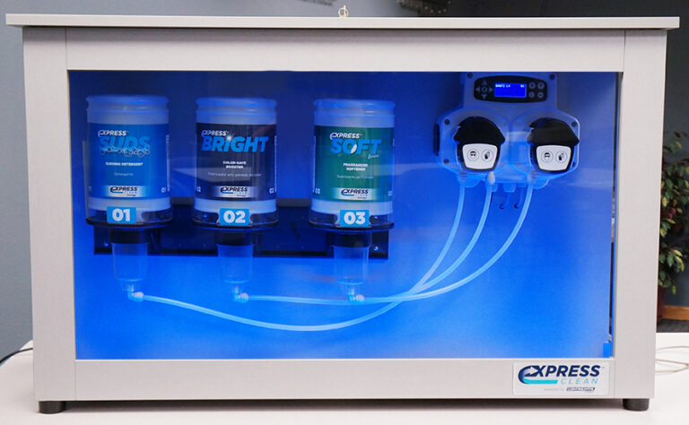 Express Clean Dispensing System - Commercial Washer & Dryers | CG West
